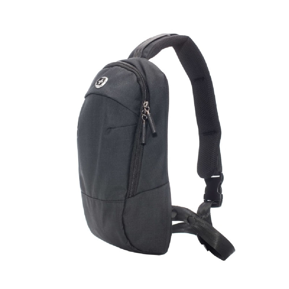 Mochila Cross Body Brazen Swiss Digital SD728-BLK - Puntos Outlet