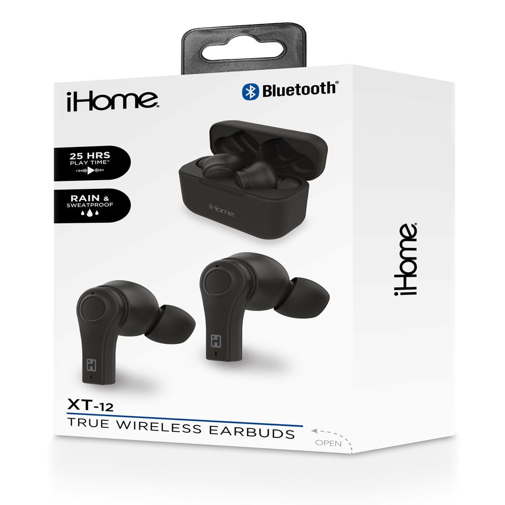 Audífono XT-12 IHOME HM-AU-BE-214-BK True Wireless Negro - Puntos Outlet