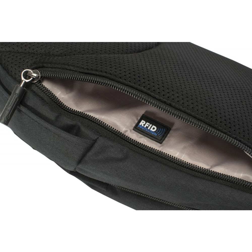 Mochila Morral Cross Body Brazen Swiss Digital SD728-BLK - Puntos Outlet